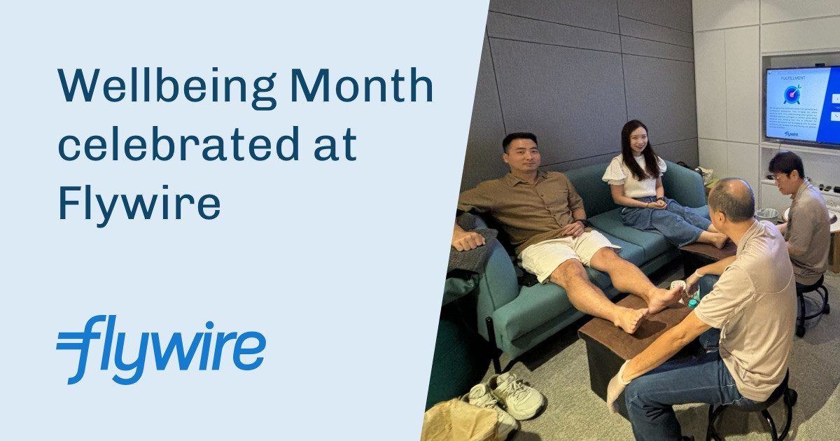 Wellbeing Month celebrated at Flywire | Flywire
