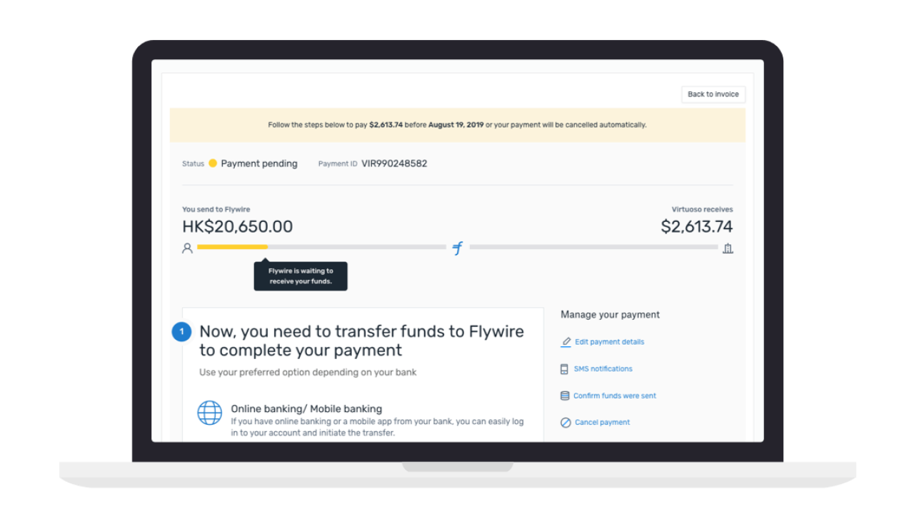Virtuoso Invoicing & Payments | Flywire
